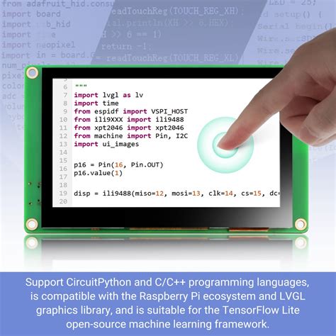 CrowPanel Pico Display 4 3 Inch 320 240 HMI Module TFT LCD Touchscreen With RP2040 Support C C