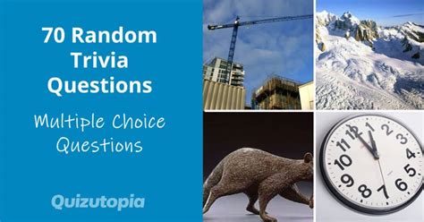 70 Best Random Trivia Questions Multiple Choice With Rounds Quizutopia
