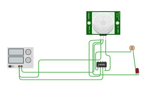 Circuit Design Motion Sensor2 Tinkercad