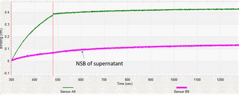 How To Remove The Non Specific Binding Of Sensors To Supernatant In