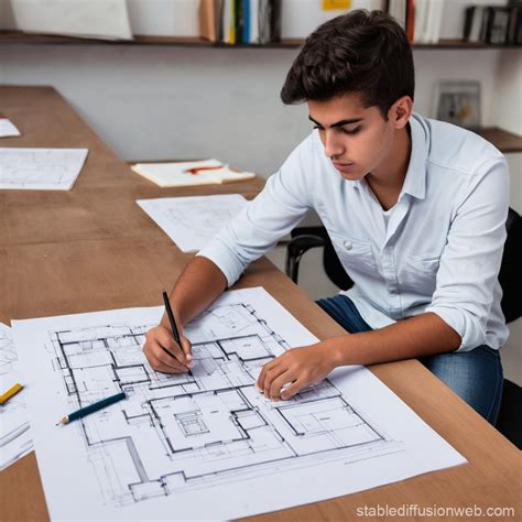 Student Building Architecture Model Stable Diffusion Online