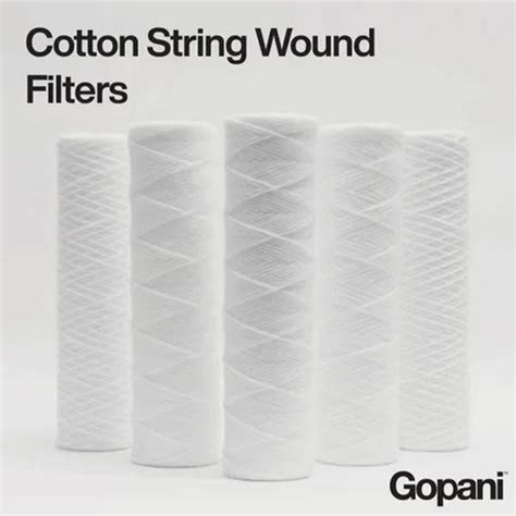 Cotton String Wound Filters At Rs 250piece Ahmedabad Gujarat Ahmedabad Id 2851292733730