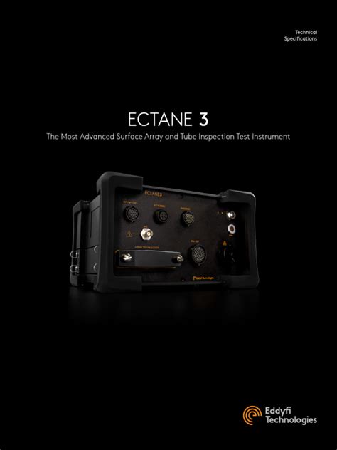 Ectane Specifications Sheet 3 01 Pdf