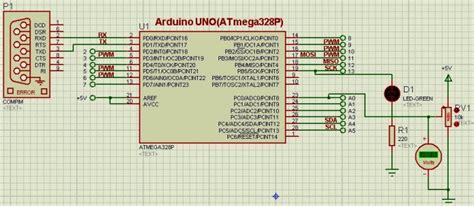 基于proteus的arduino学习05 片内adc与电压表
