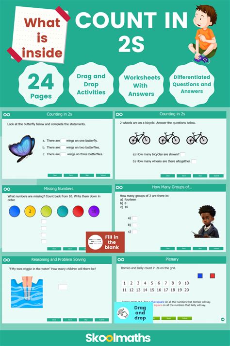 Counting In Steps Of 2s Interactive Digital Maths Activities For Year