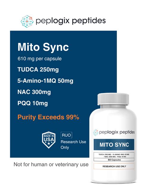 Mito Sync Capsules 610mg Peplogix