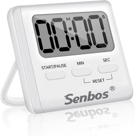 Senbos Digital Kitchen Timer With Loud Alarm Magnetic Countdown Countup Timer