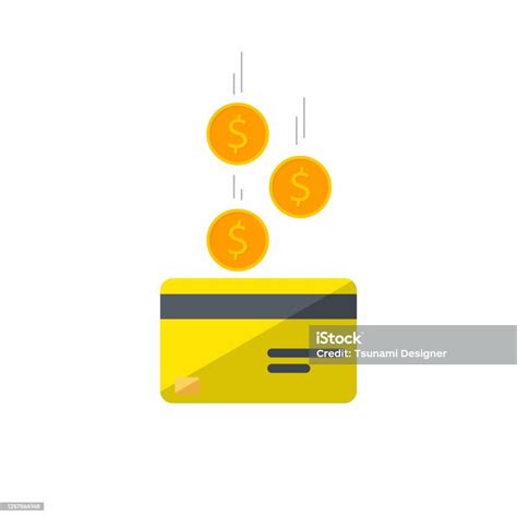 현금은 은행 카드 노란색을 얻을 흰색 배경 아이콘 벡터격리 개념에 대한 스톡 벡터 아트 및 기타 이미지 개념 개념과 주제 교환 Istock