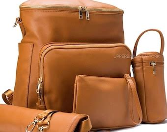 Leather Diaper Bag Etsy