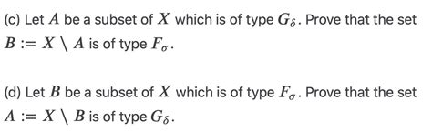 Solved Definition Let X D Be A Metric Space 1o A Subset