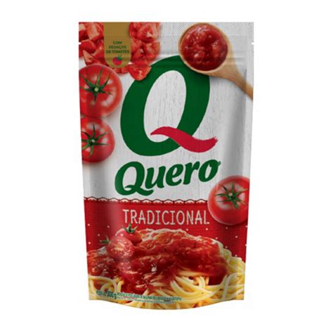 Molho Tomate Tradicional Quero Pouch 24300 Gr Cecoti