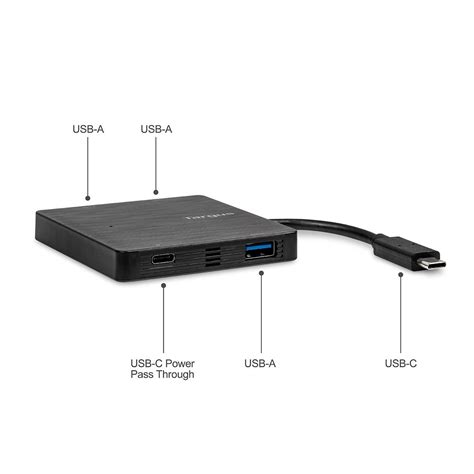 USB C Hub To X USB A And X USB C Power Delivery Pass Through
