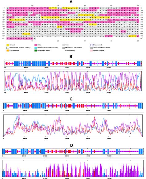 The Results Of The Secondary Structure Prediction Of The Vaccine A Download Scientific