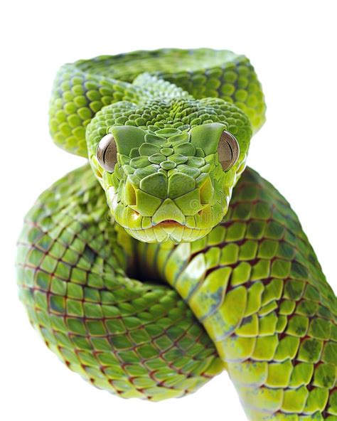Green Pit Viper Ai Stock Illustration Illustration Of Poisonous
