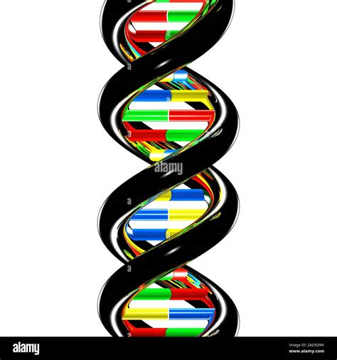 This Image May Not Be Used In Educational Posters Dna Molecule Computer Illustration Of A