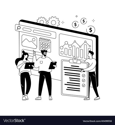 Workflow Abstract Concept Royalty Free Vector Image