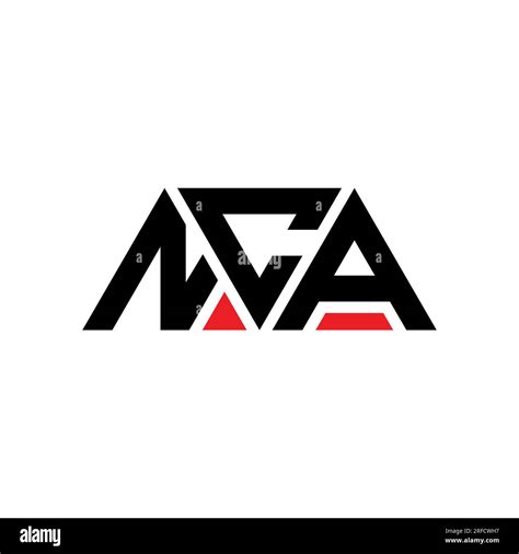Nca Triangle Letter Logo Design With Triangle Shape Nca Triangle Logo Design Monogram Nca
