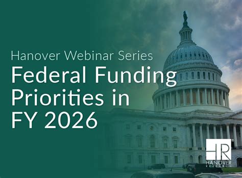 Federal Funding Priorities In Fy 2026 Hanover Research
