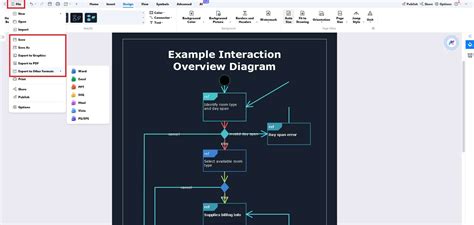 How To Create An Interaction Overview Diagram In Visio