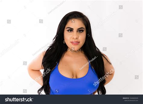 Plus Latina Women Elegant Beautiful Latina Curvy Plus Size Woman Model