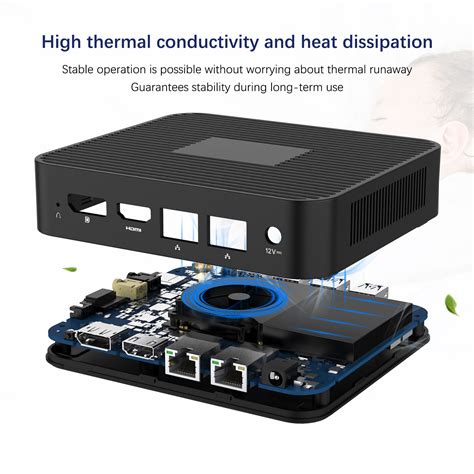 Mini Pc With Intel J4125 4 Core Desktop Gaming Portable Pocket Celeron 2023 Cheap Computer Ssd