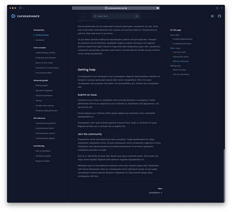Syntax Template On This Page Navigation Not Highlighting Correct Section Issue