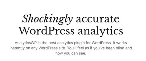 Analyticswp Wordpress Analytics Plugin • Gnu Elements
