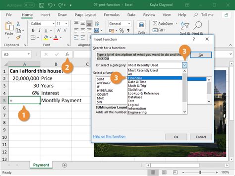 PMT Function In Excel CustomGuide