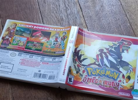 Pokemon Omega Ruby Case Only Video Gaming Gaming Accessories Cases