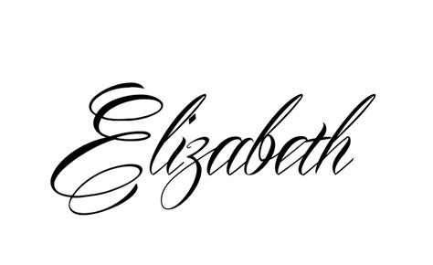 Cursive Elizabeth