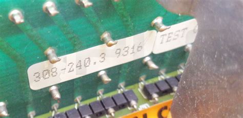 Unico 308 2403 Interface Assembly Module W Iac 5 Input Relays Plc