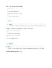 DATA ANALYSIS WITH R WEEK FINAL EXAM Pdf What Is The Purpose Of Data Analysis Functions