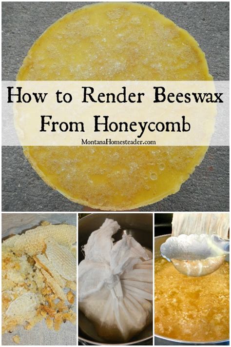 How To Render Beeswax From Honeycomb Montana Homesteader