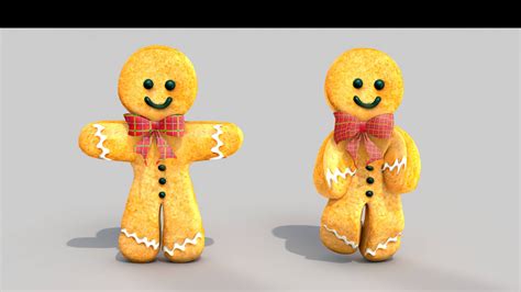 Cookie Doll Walking 3d Model By Renatodalle