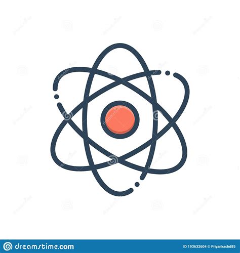 Two Color Quantum Computing Vector Icon From Artificial Intellegence