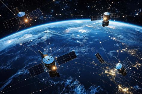 Digital Transformation In Telecommunications With An Image Showing 5g Networks And Satellite