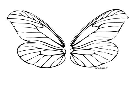 Butterfly Wings Coloring Pages At Free Printable