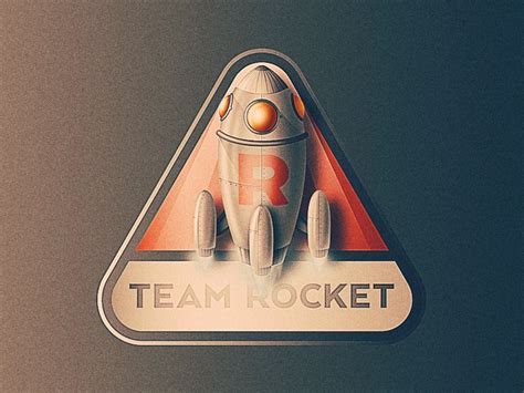 Team Rocket Team Rocket Identity Design Logo Vector Illustration