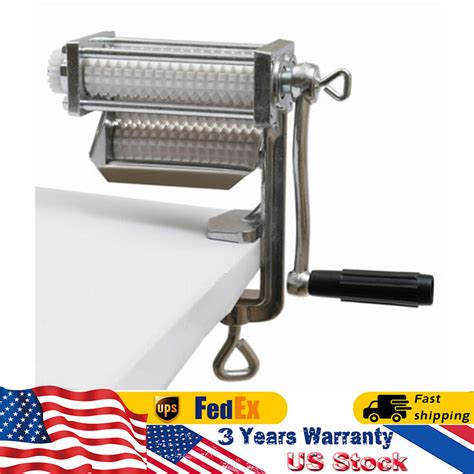 Meat Tenderizer Hand Crank Flatten Butchers Tool Cuber Steak Machine Kitchentool