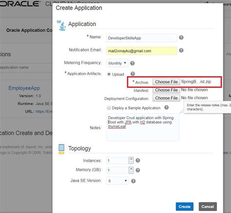 Deploying A Spring Boot Microservice To Application Container — Oracle Cloud By Vinay Kumar