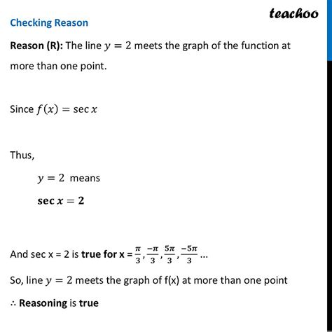 Question 20 Assertion A The Function 𝑓 𝑅 − 2𝑛 1 𝜋2