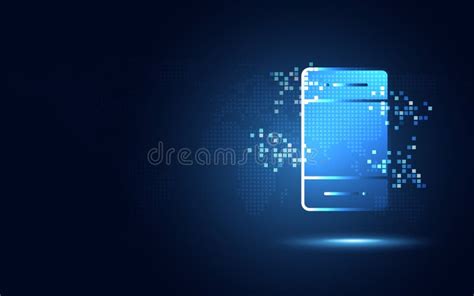 Futuristic Blue Lowpoly Butterfly Abstract Technology Background