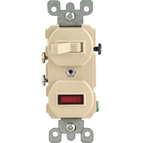 Leviton Leviton Commercial Grade Switch And Pilot Light S03 05226 0is Ivory Switchpilot Light
