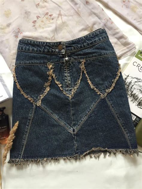 Джинсова спідниця Y2k Goblincore Fairycore розмір м — ціна 420 грн у каталозі Міні спідниці