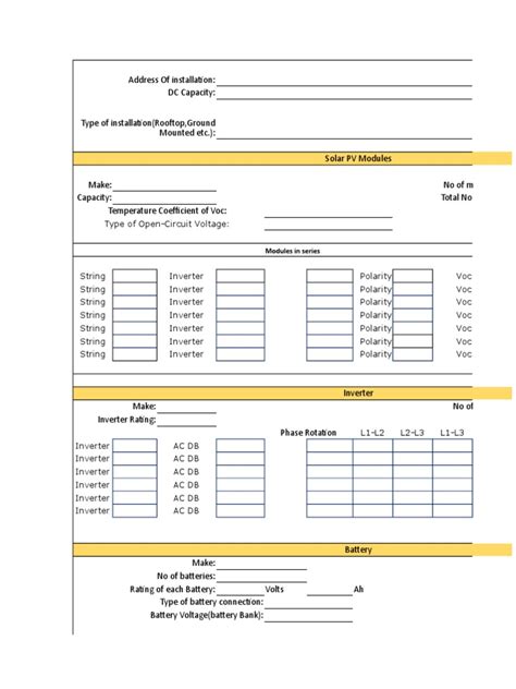 Technical Specifications And Configuration Of A Solar Pv Installation Pdf Power Inverter