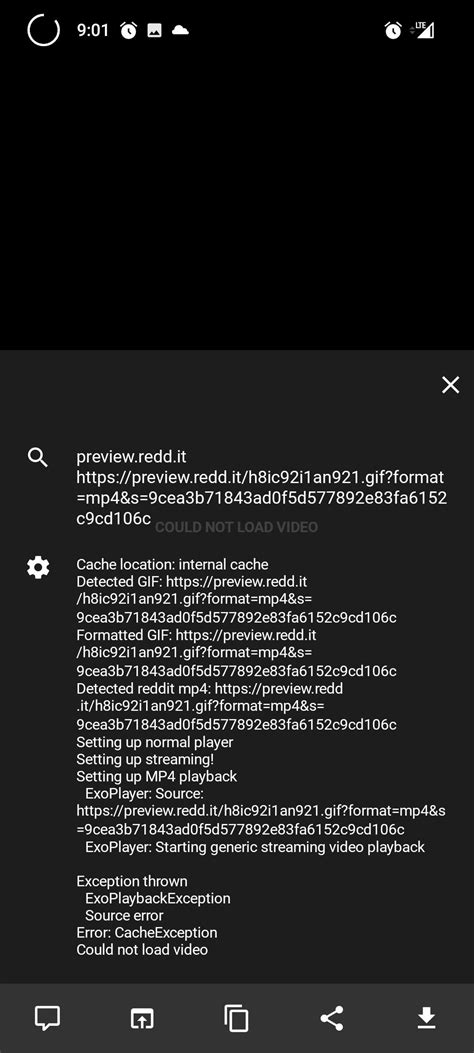 [bug] gfycat reds and v reddit not loading after phone update