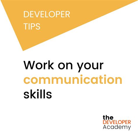 The Developer Academy On Linkedin Softwaredeveloper Communication Techtips Skills Coding