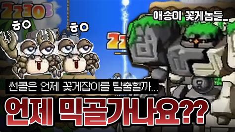 아르테일 썬콜 사냥터 클랑 Vs 믹스골렘 골렘의사원4 언제 넘어가면 될까 메이플월드 마법사 시노 효율체크 Youtube