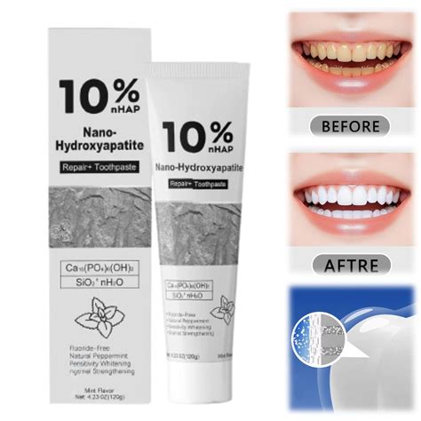 Hydroxyapatite Toothpastes For Enamel Protection And Tooth