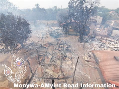 Dvb စစ်တပ် မီးရှို့ဖျက်ဆီးခဲ့သည့် မုံရွာ ထနောင်းတောရွာ ပြန်လည်ထူထောင်ရေးကမ်ပိန်း စတင်